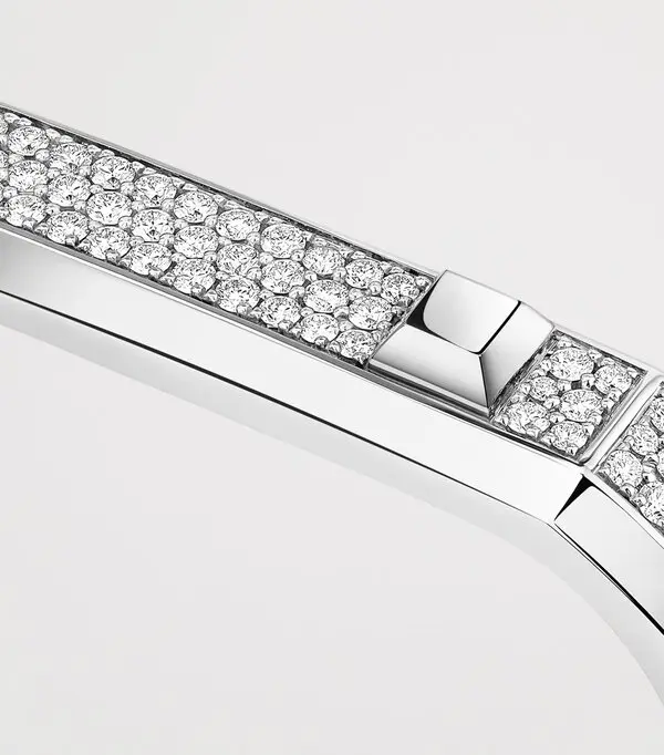 Messika Moderniste 18k White Gold Diamond 2-finger Ring