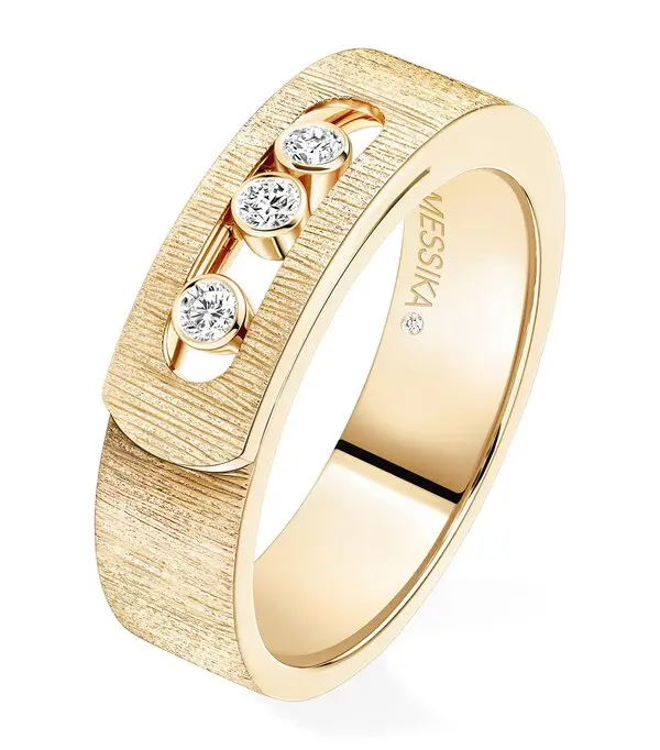 Messika Move Noa Diamond And Yellow Ring - Gold