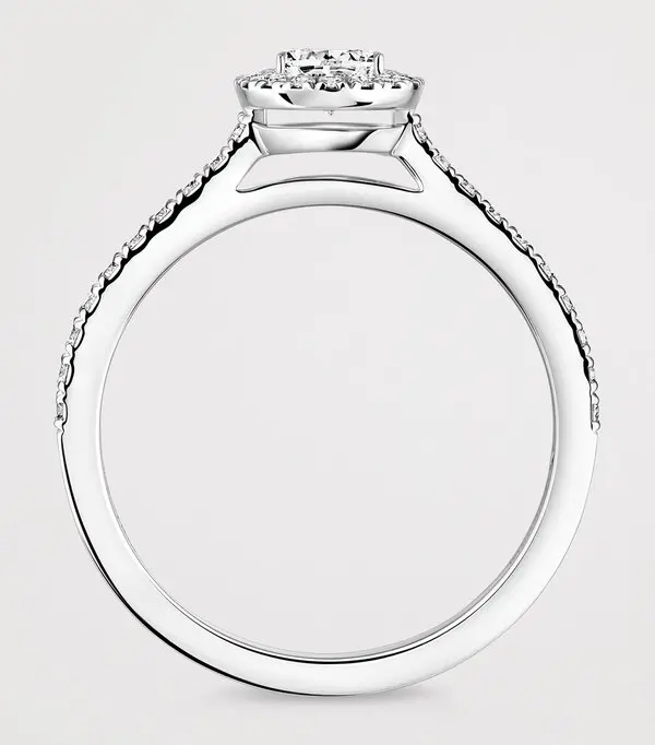 Messika Joy 18-karat White Gold And Diamond Ring - Silver