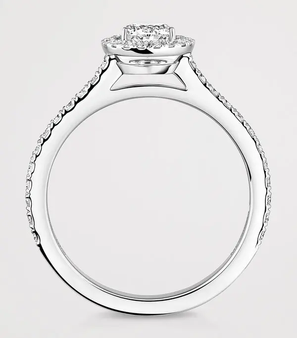 Messika Joy 18 Karat White Gold And Diamond Ring - Silver