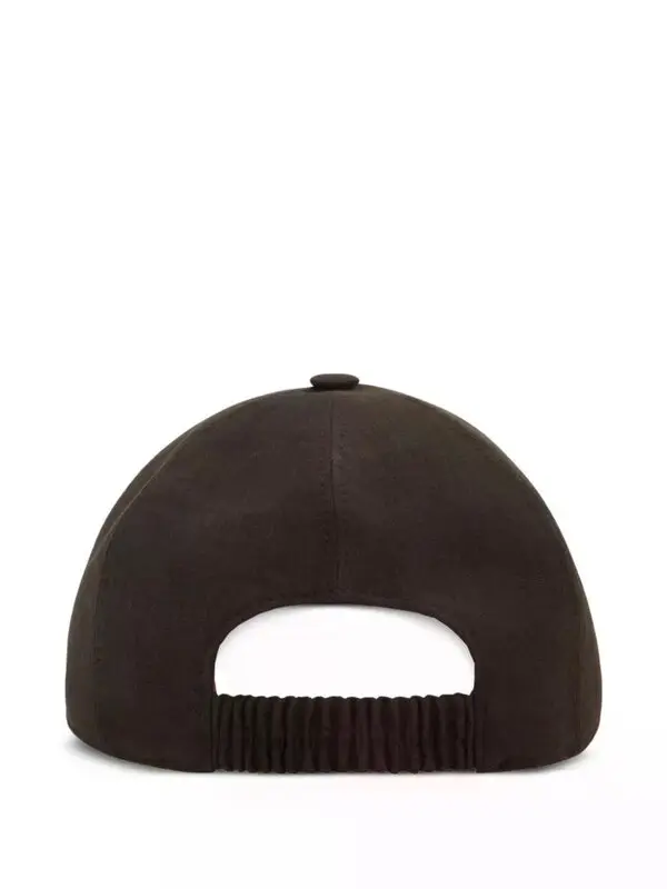 Zegna Logo Embroidered Cap