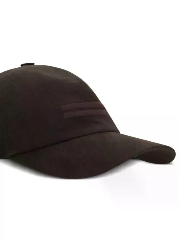 Zegna Logo Embroidered Cap