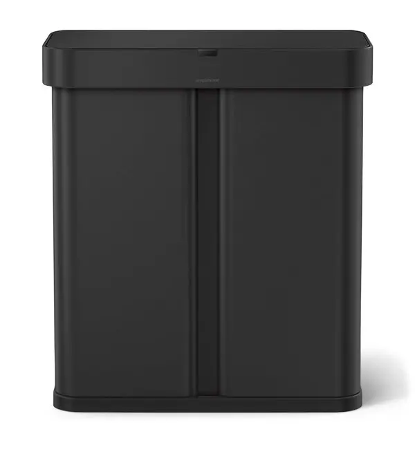 SIMPLEHUMAN Rectangular Dual Compartment Sensor Bin