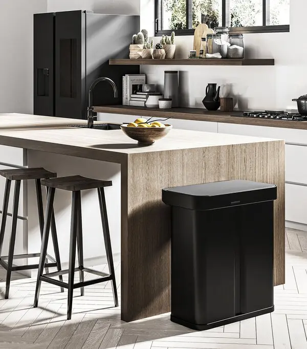 SIMPLEHUMAN Rectangular Dual Compartment Sensor Bin