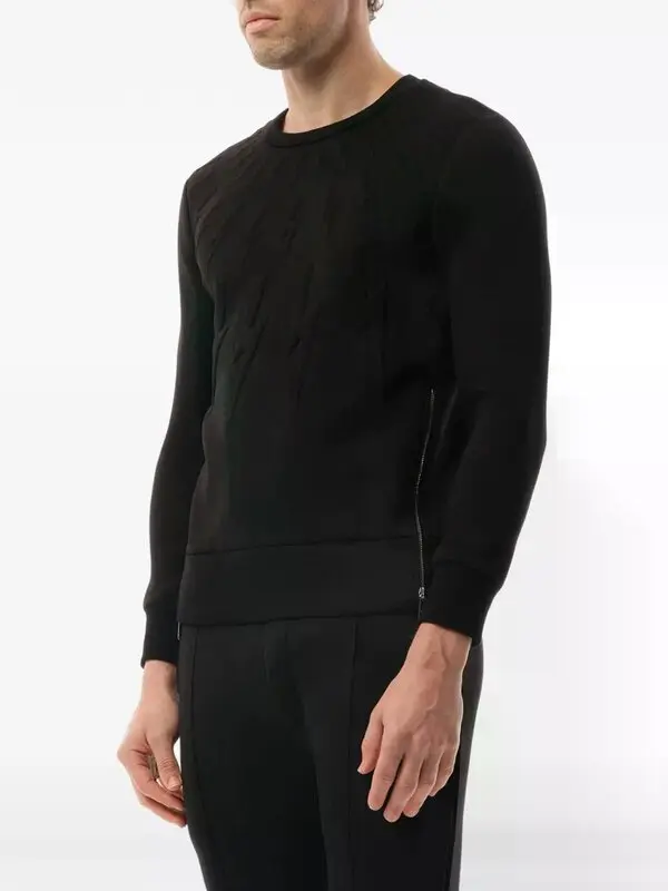 Neil Barrett Fair Isle Thunderbolt Motif Sweater