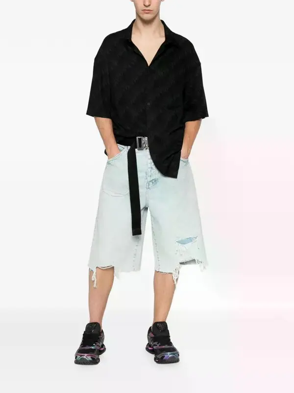 Balenciaga Print Short-sleeve Shirt