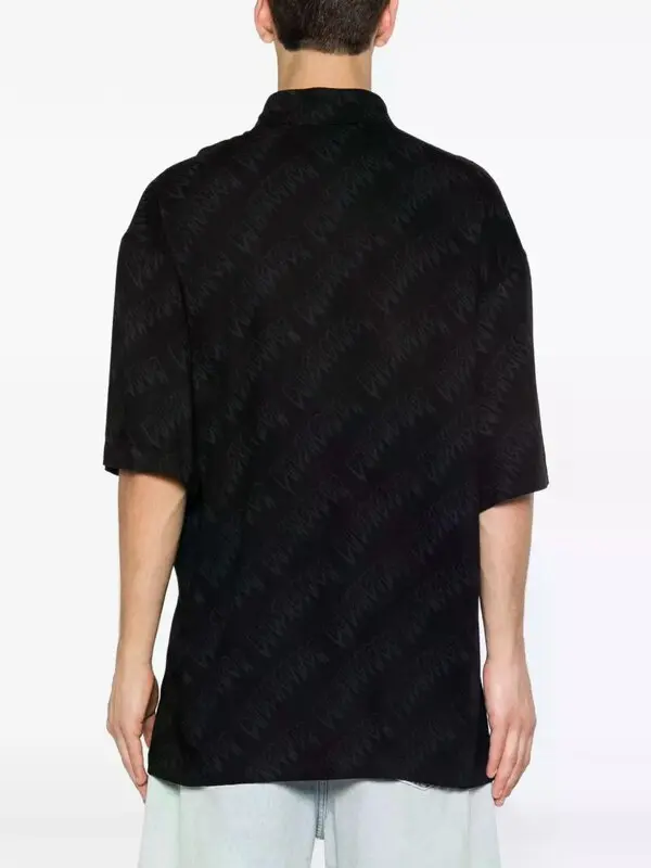 Balenciaga Print Short-sleeve Shirt