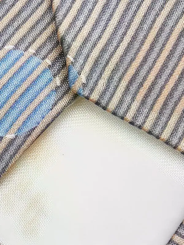 LANVIN Silk Tie With Circle Print
