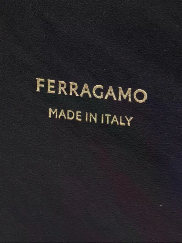 FERRAGAMO Beige Leather Tote Bag