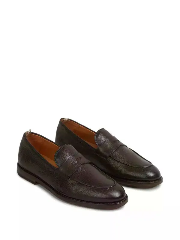 Officine Creative Grainy Leather Loafers