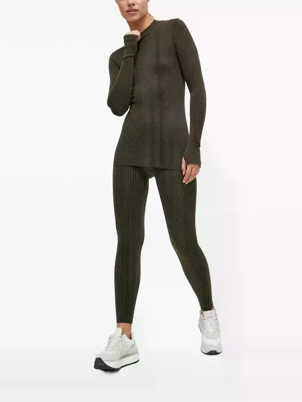 CASALL Ribbed Knit Thumb-slot Top