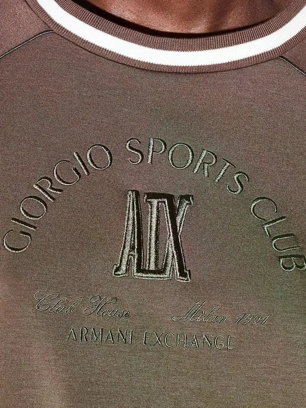Armani Exchange Embroidered Logo Sweater