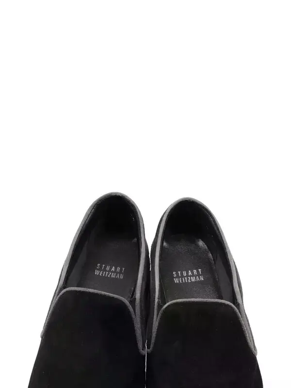 STUART WEITZMAN Suede Slip-on Sneakers