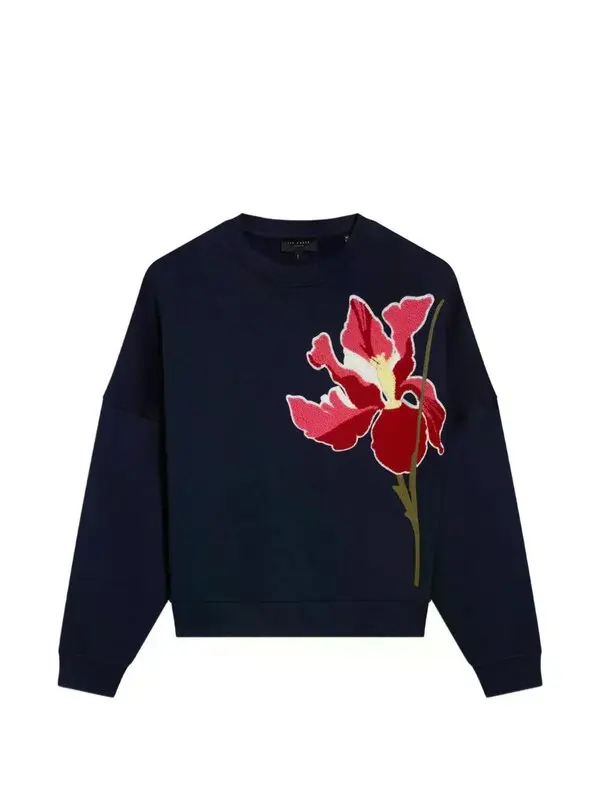 Ted Baker London Sanderr Graphic-appliqué Sweater