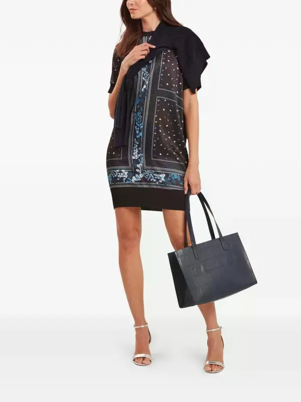Ted Baker London Azzala Floral Print Boxy Dress
