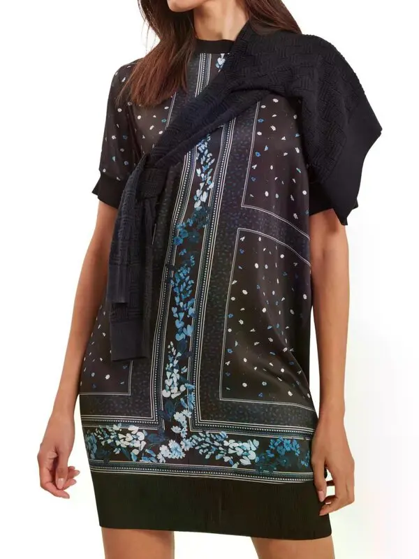 Ted Baker London Azzala Floral Print Boxy Dress