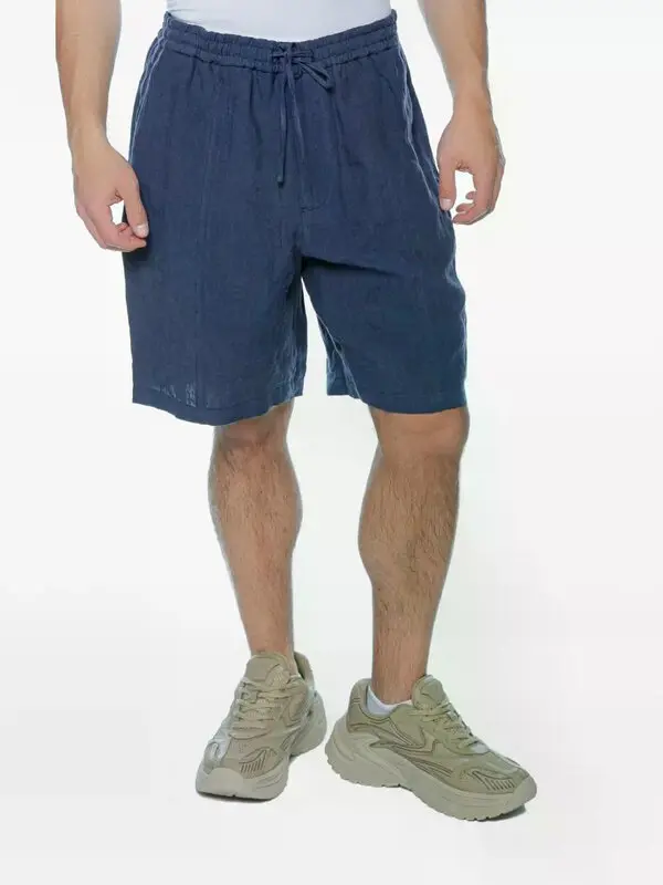 Emporio Armani Flax Drawstring Shorts