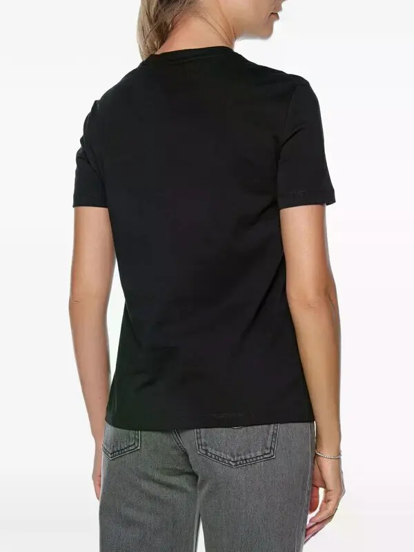 Just Cavalli Graphic Print T-shirt - Black