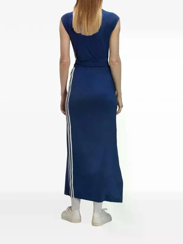 Y3 Belted Stripe-detail Dress