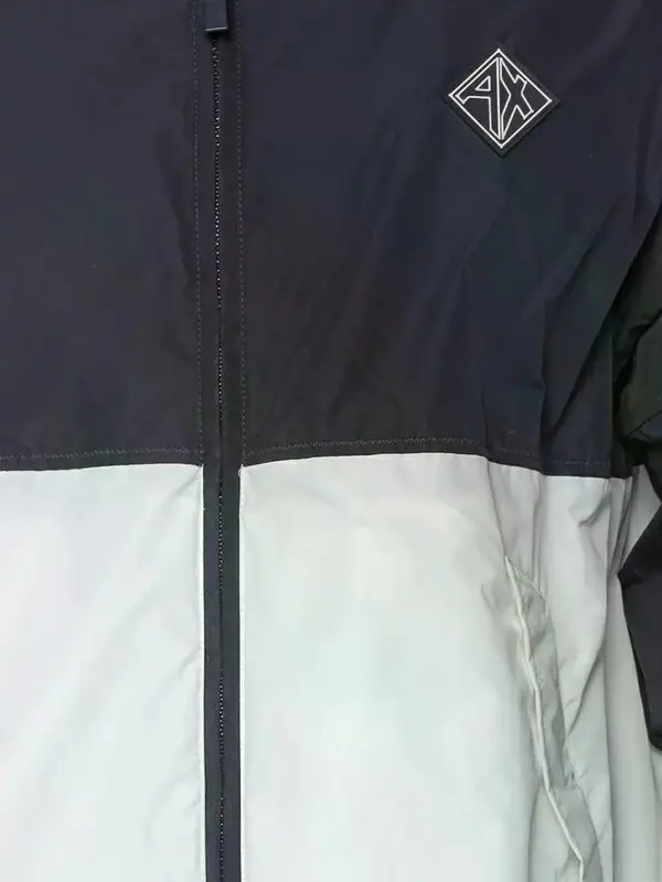 Armani Exchange Colour-block Hooded Jacket