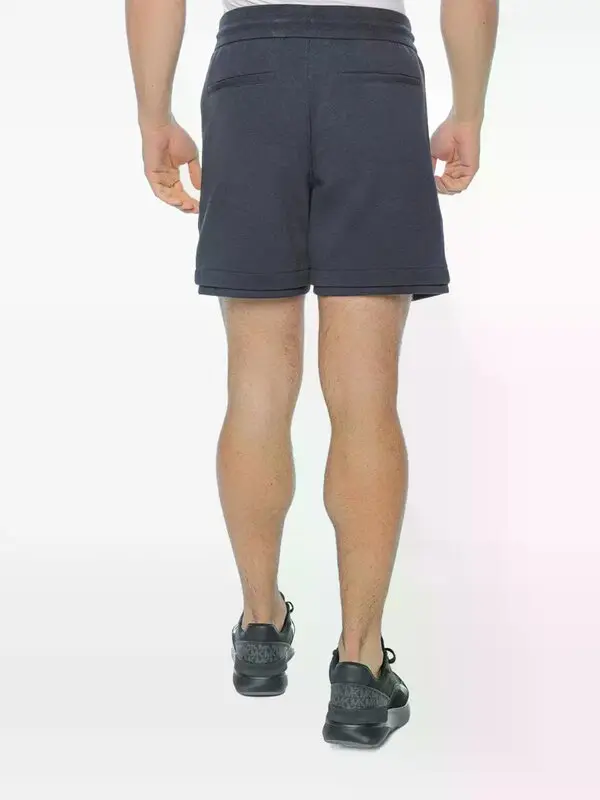 Armani Exchange Logo Patch Drawstring Shorts