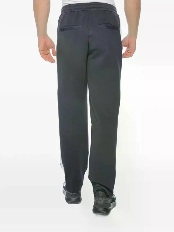 Armani Exchange Logo-patch Side-stripe Track Pants