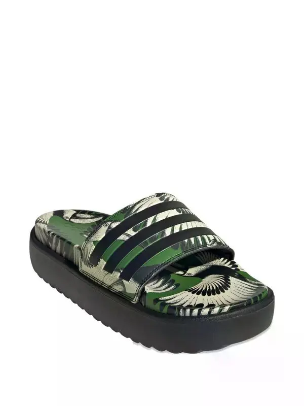 Adidas Farm Rio Adilette Platform Slides