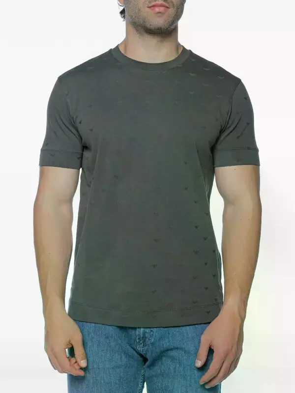 Emporio Armani Logo-pattern T-shirt