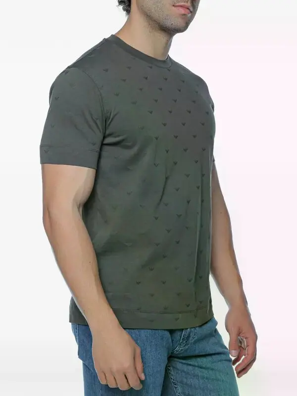 Emporio Armani Logo-pattern T-shirt