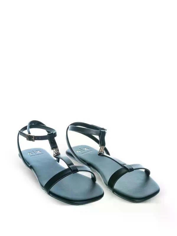 Armani Exchange Logo Plaque Buckle-fastening Sandals