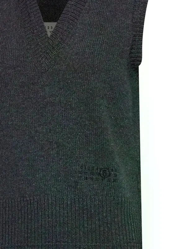 MAISON MARGIELA Embroidered Sleeveless Vest