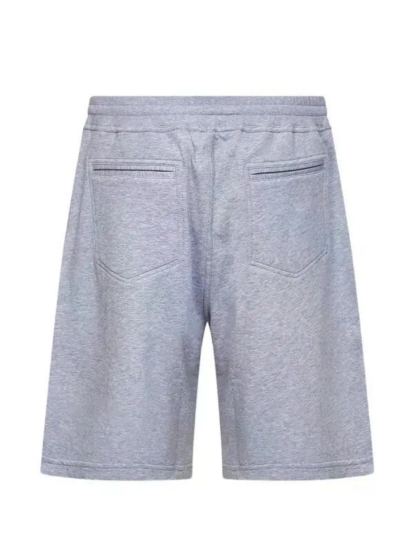 Brunello Cucinelli Ribbed Drawstring Waistband Shorts - Grey