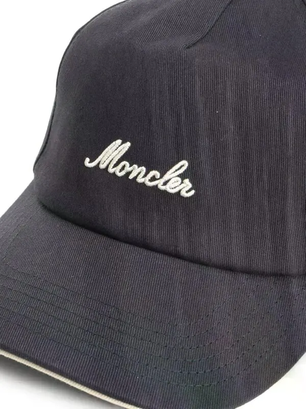 Moncler Baseball Cap With Embroidered Logo