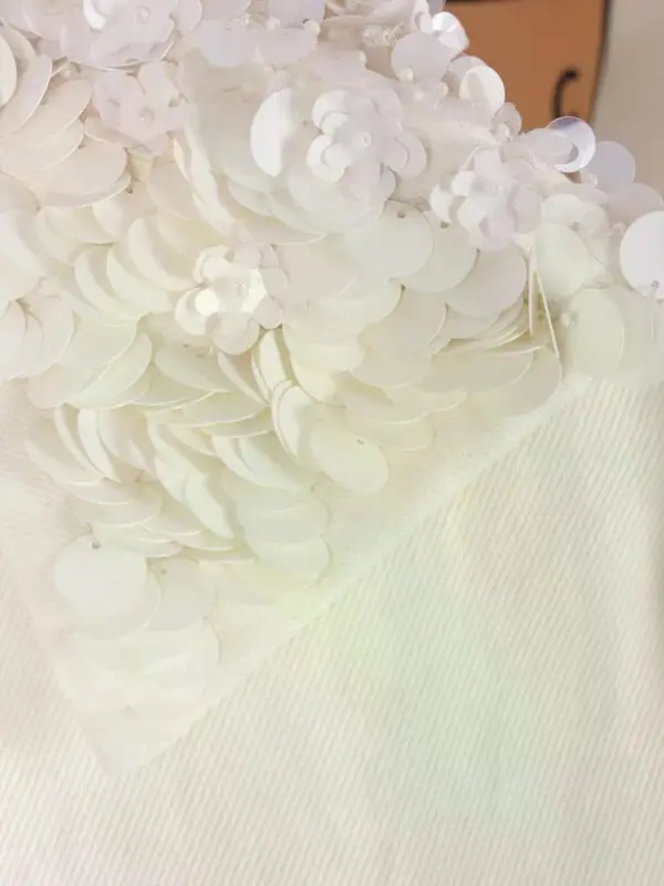 Plan C Sequin Embellished Floral Appliqué Jacket