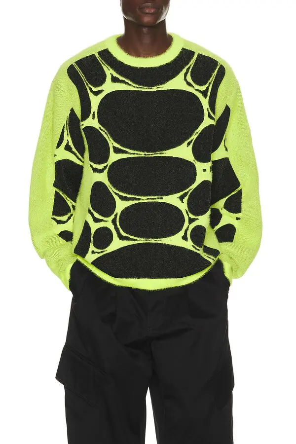 Nike Frog Jelly Cage Sweatshirt - Black, Cream Ii, & Volt Ice