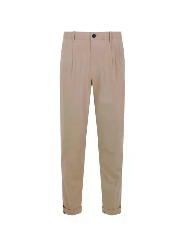 Incotex Beige Pleated Trousers