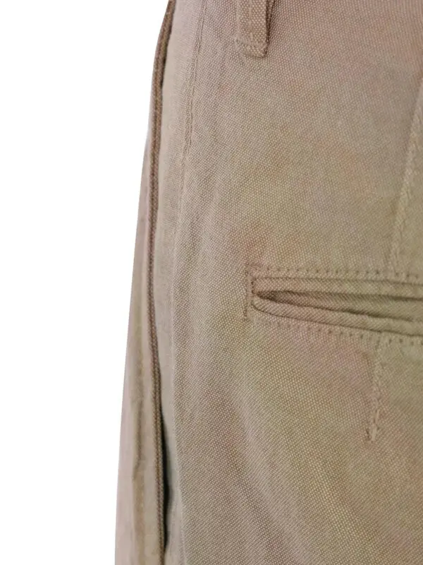 Incotex Beige Pleated Trousers
