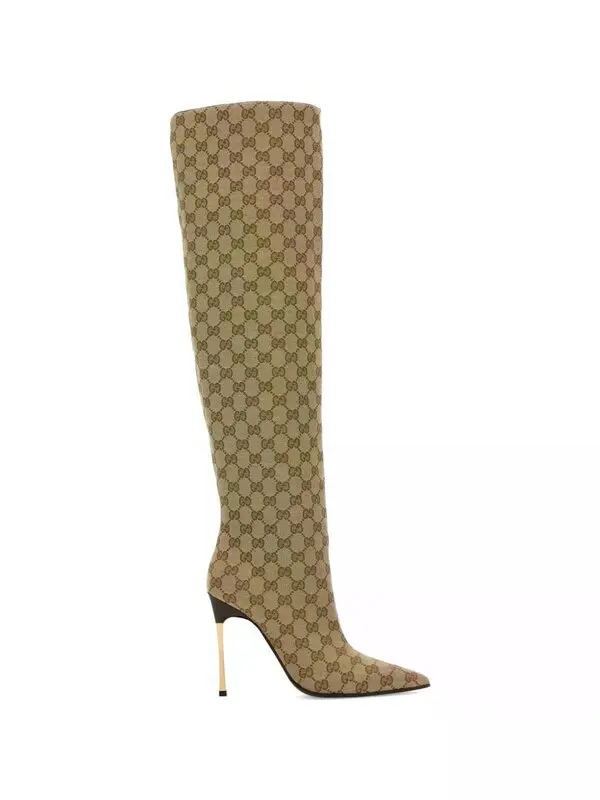 Gucci Bombshell Boots - Neutrals