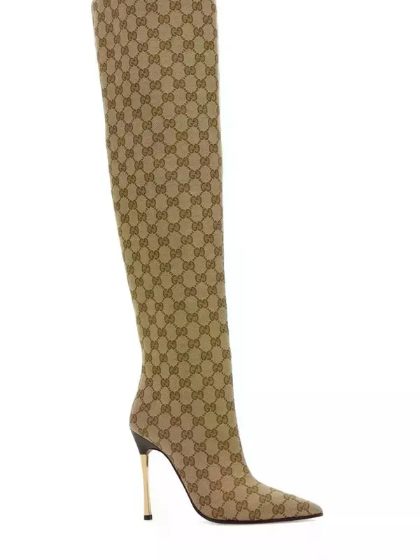 Gucci Bombshell Boots - Neutrals