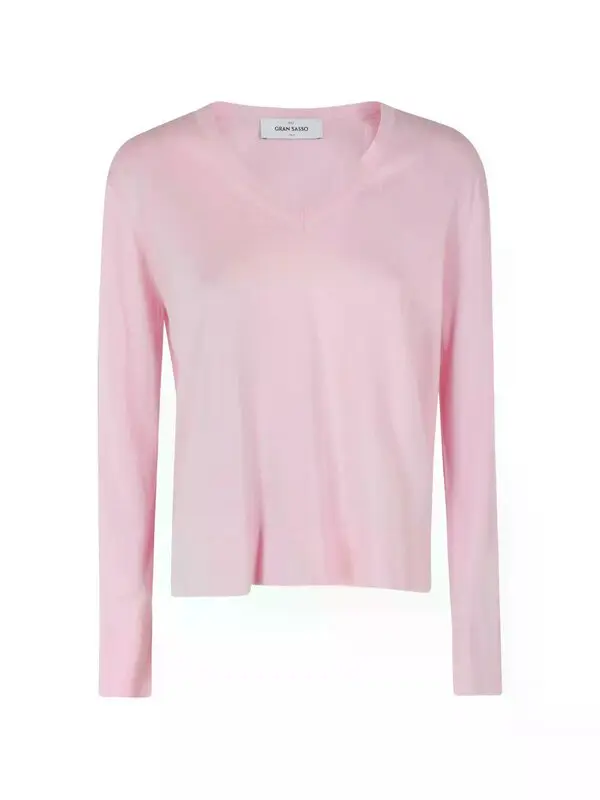 GRAN SASSO V-neck Long-sleeve Sweater