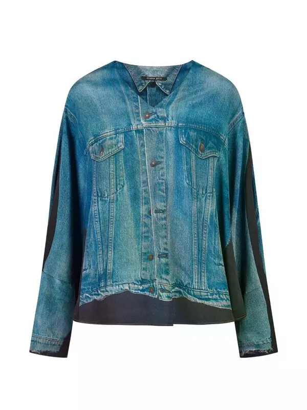 ANNETTE GÖRTZ Layered-effect Printed Blouse