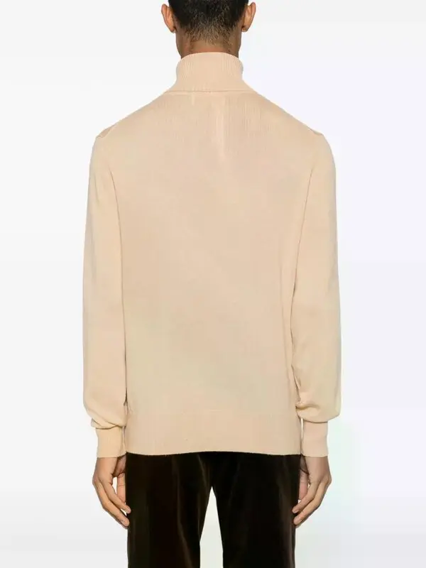 FURSAC Fine-knit Roll-neck Jumper - Neutrals