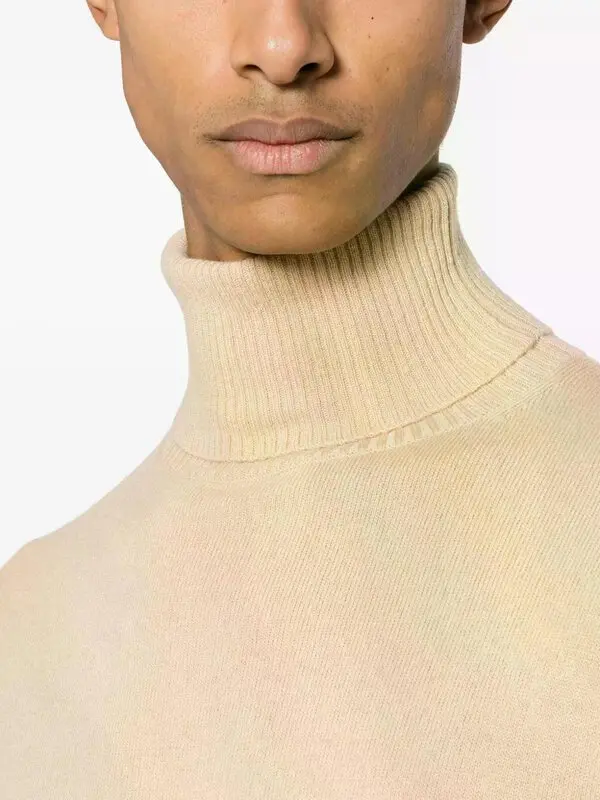FURSAC Fine-knit Roll-neck Jumper - Neutrals