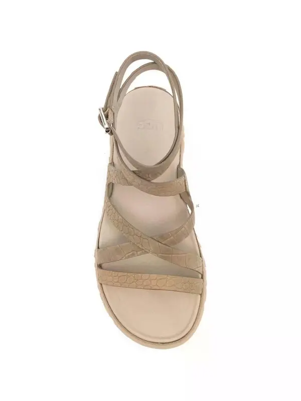 UGG Croc-effect Sandals