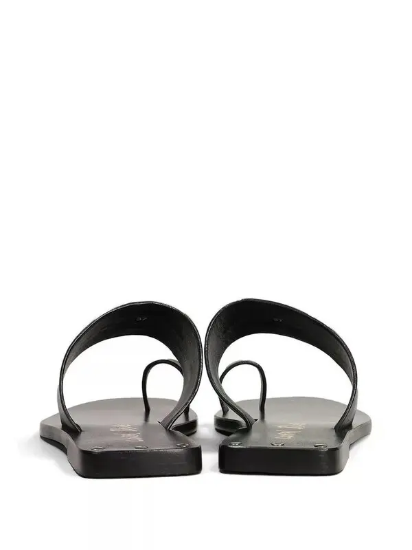 CORAL BLUE Embellished Toe-loop Sandals
