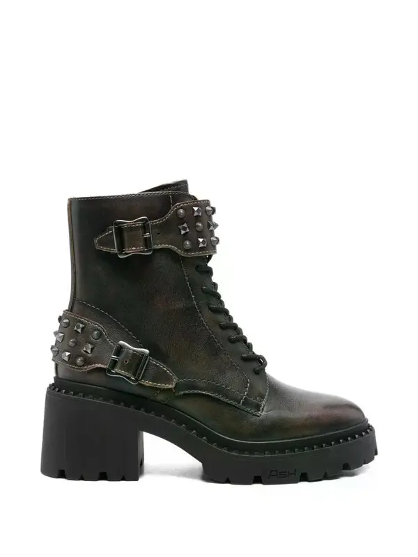 Ash Stud-embellished Buckled Boots