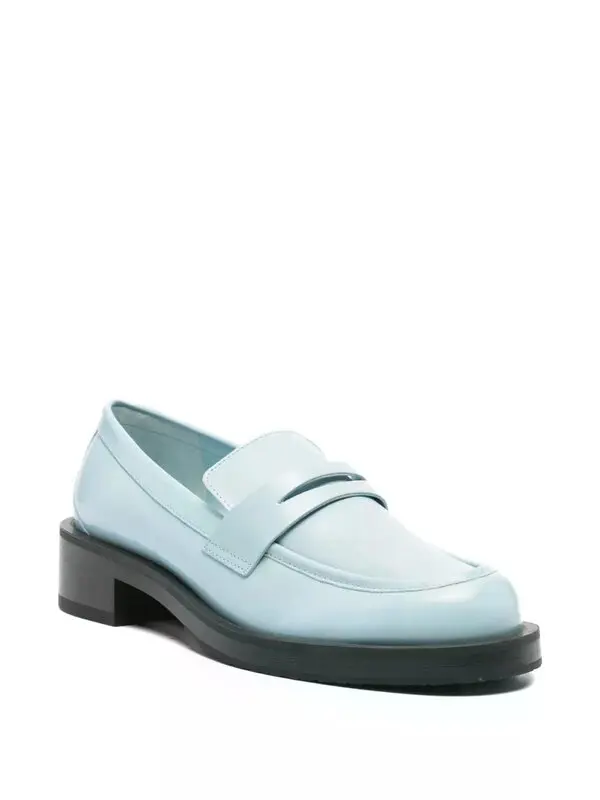 STUART WEITZMAN Leather Loafers