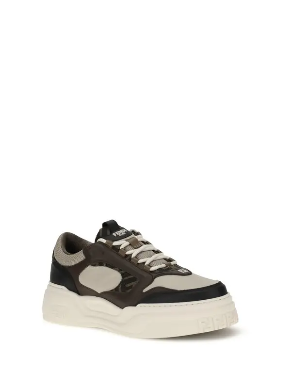 Fendi Ff Logo Sneakers - Black