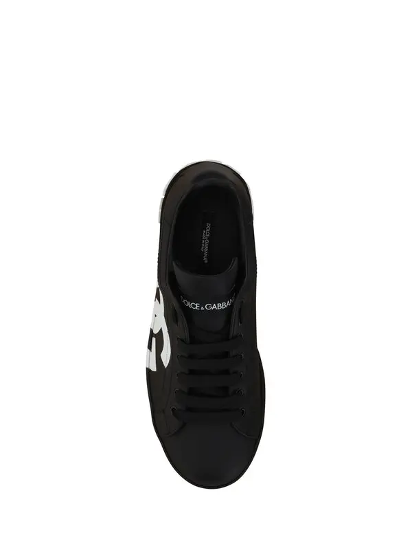 Dolce & Gabbana Calfskin Sneakers - Black