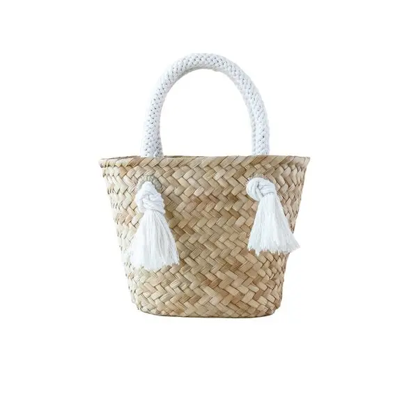 Likhâ Oat Small Classic Tote Bag - White